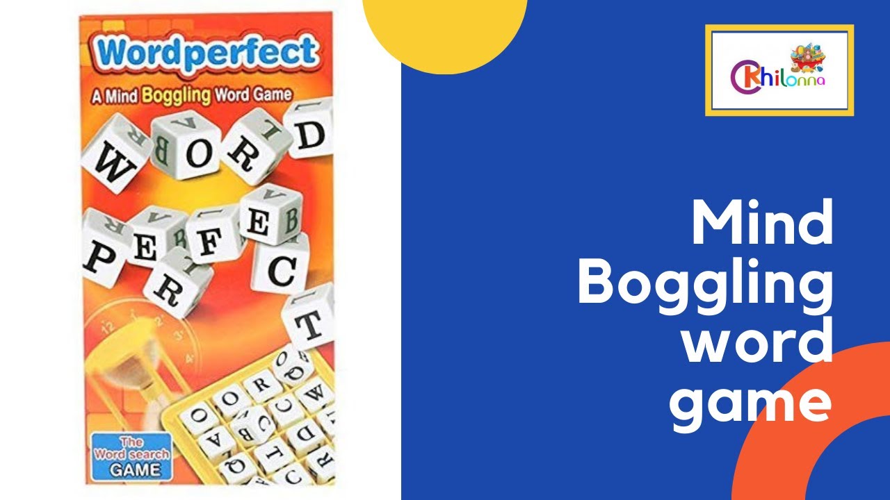 🌟 Smart Picks Word Perfect Boggling Game 🌟 - YouTube