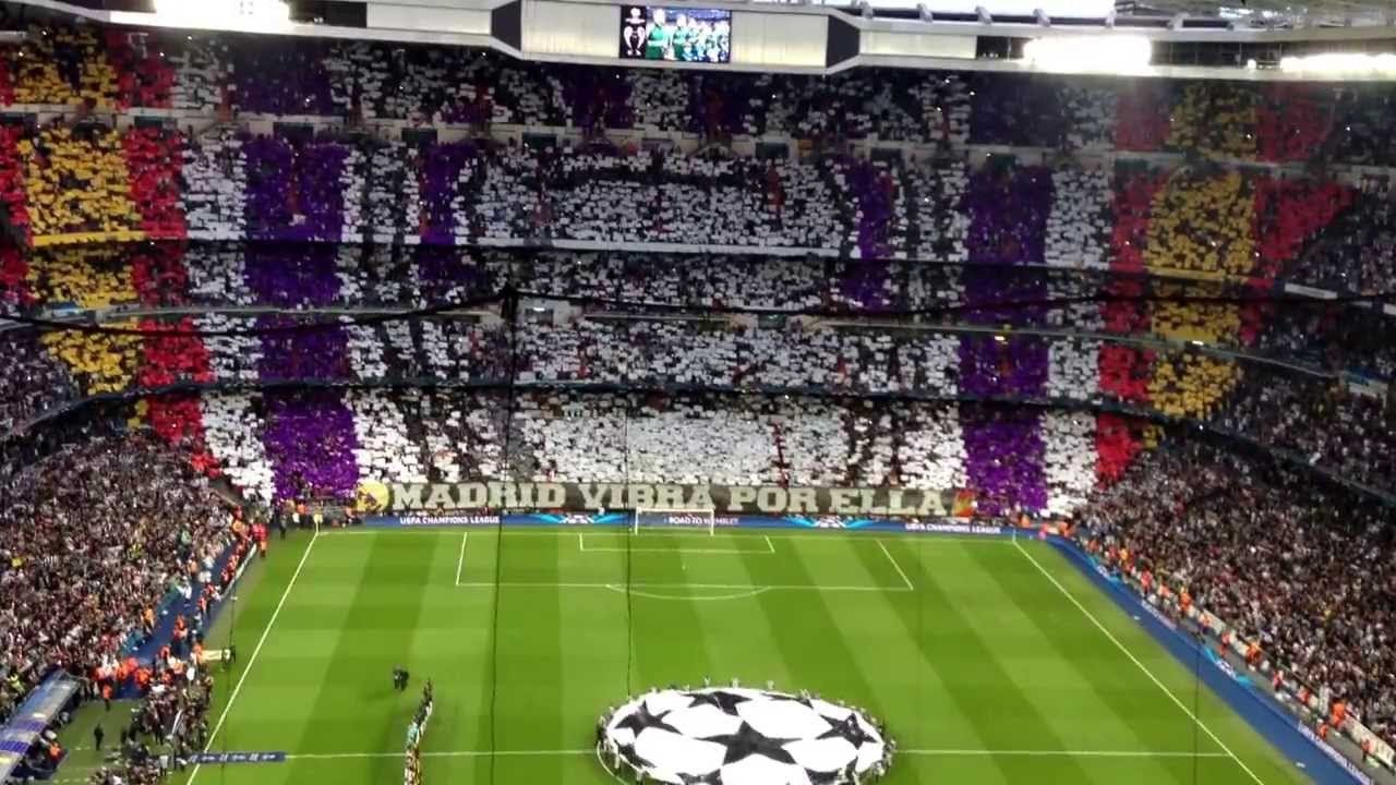 Tifo : Ultras Real Madrid vs Dortmund 07 12 2016 - YouTube