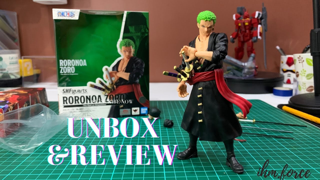 Unboxing & Review SHF Roronoa Zoro - YouTube