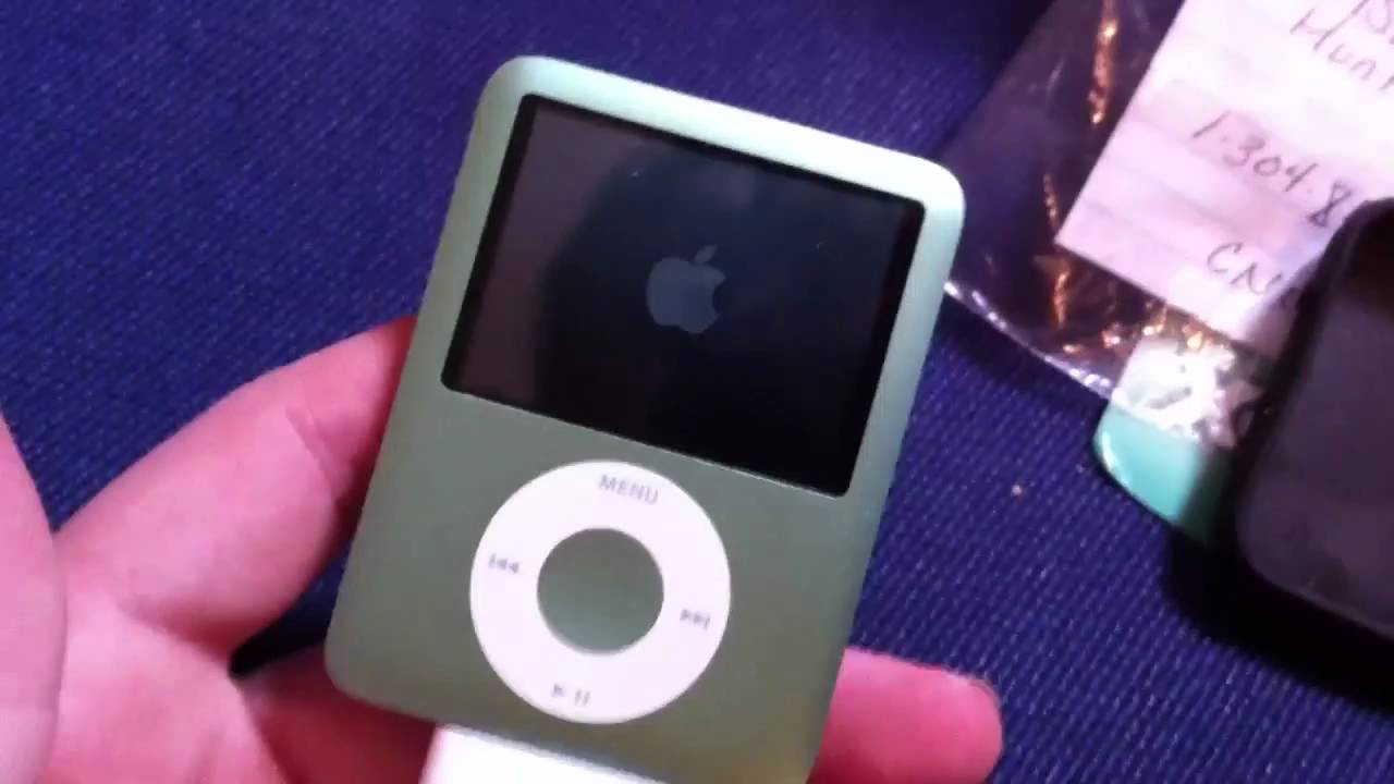 iPod nano 3G 8gb starts and stops randomly help!!!! - YouTube