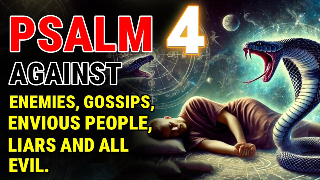 ⭐PSALM 4: VERY STRONG PRAYER TO DESTROY ENEMIES, GOSSIPERS, ENVY PEOPLE ...