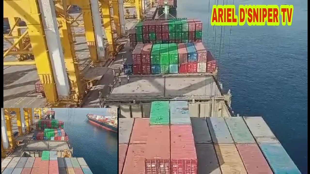 Cargo Loading and Discharging Container Operation | Port Jebel Ali ...