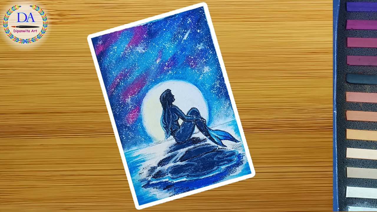 Angel Painting in soft pastel | पेंटिंग बनाना सीखना है - YouTube