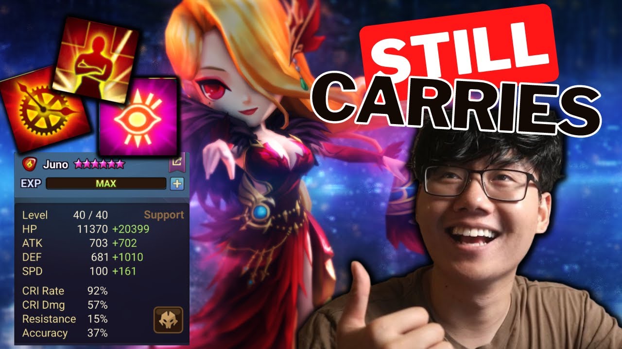 Juno Took Giselle's Spotlight! - Summoners War - YouTube