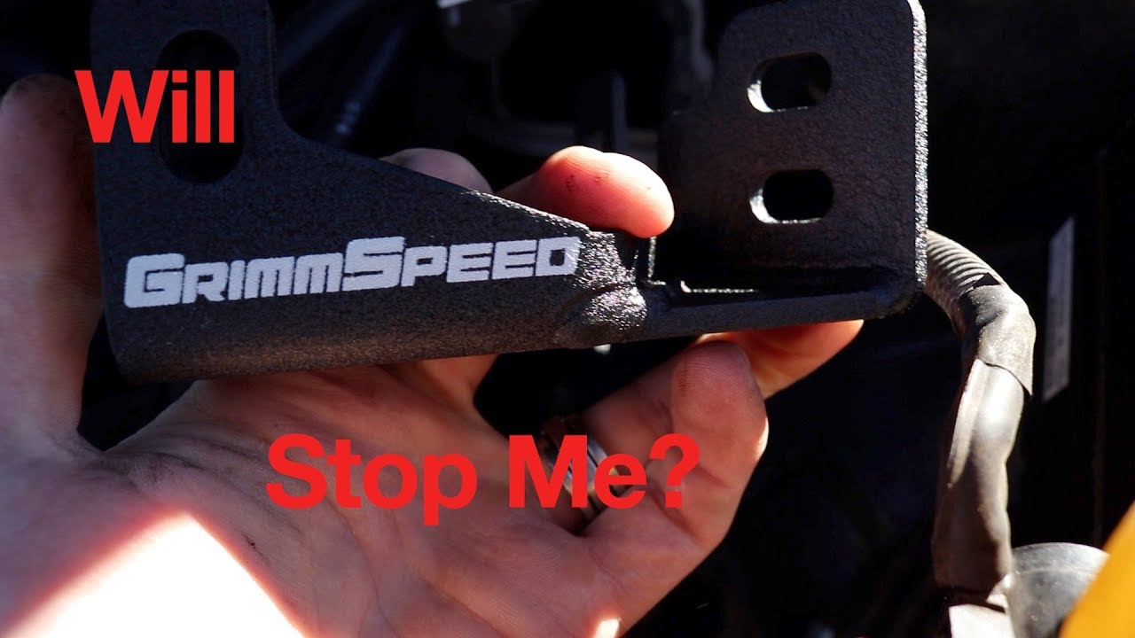 2005 Subaru Forester Grimmspeed Brake Brace Install - YouTube