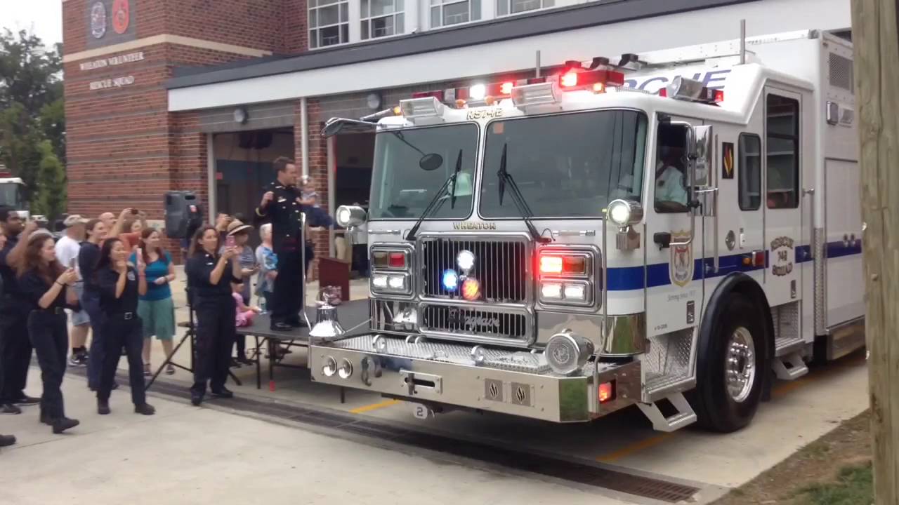 2016 Wheaton Brand New Rescue Squad 742 Responding ( First Call ) - YouTube