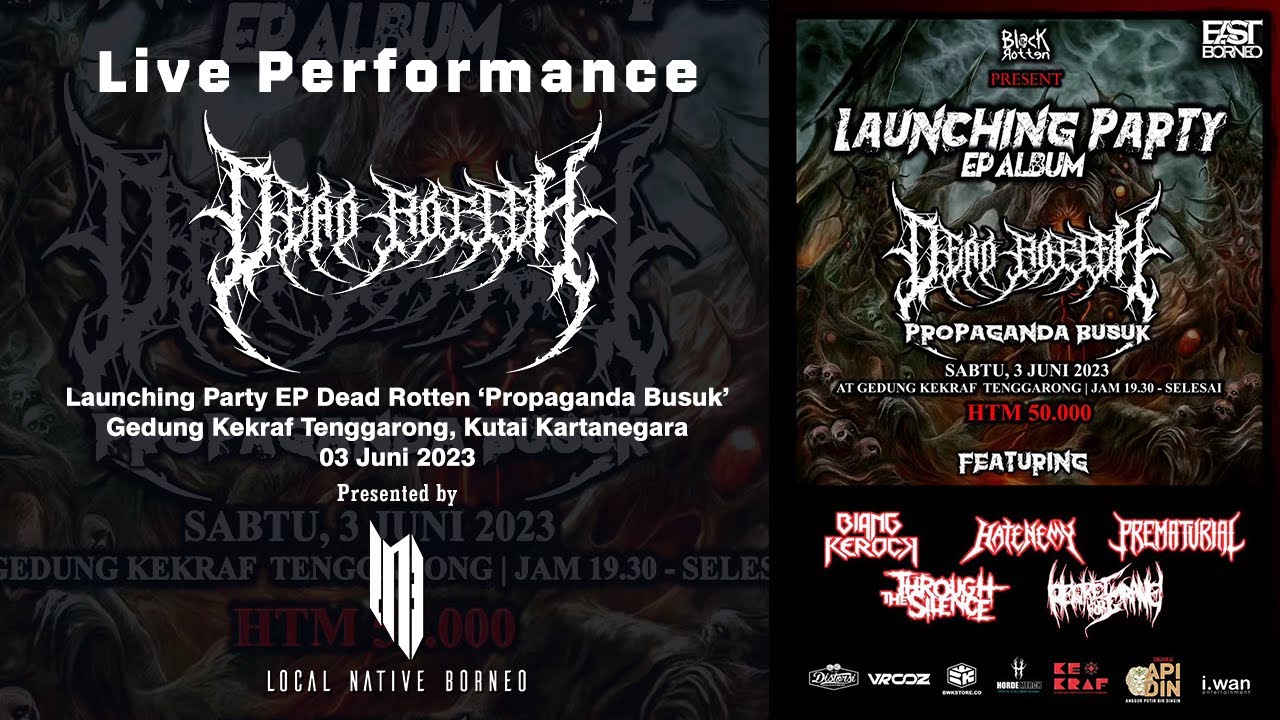 Dead Rotten - Dead Rotten EP Launching Party, 03 June 2023 - YouTube
