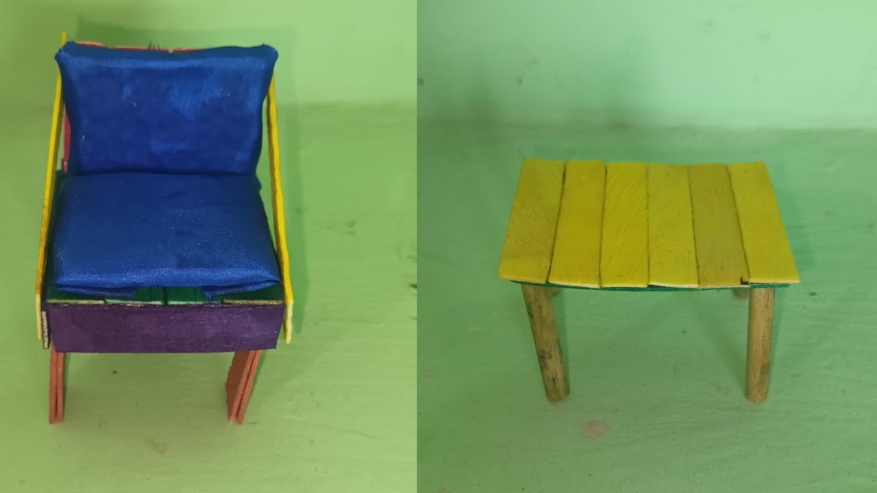 cardboard miniature chair & stull |Beautiful cardboard stull and chair ...