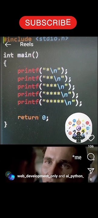 Patterns Printing 🤯😤 C Programming Clanguage Coding Trendingshorts Pythontutorial