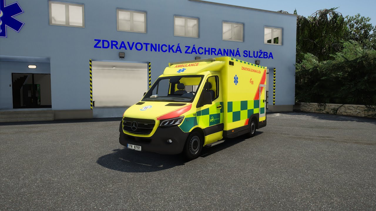 GTA 5 Výjezd Mercedes-Benz Sprinter ZZS MSK | FULL HD 1080p 60FPS - YouTube