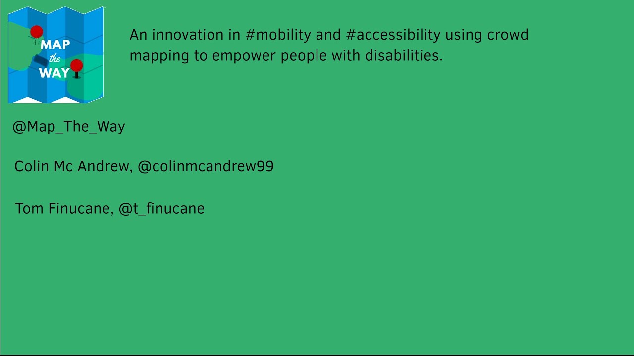 Map the way, with Colin Mc Andrew and Tom Finucane - YouTube