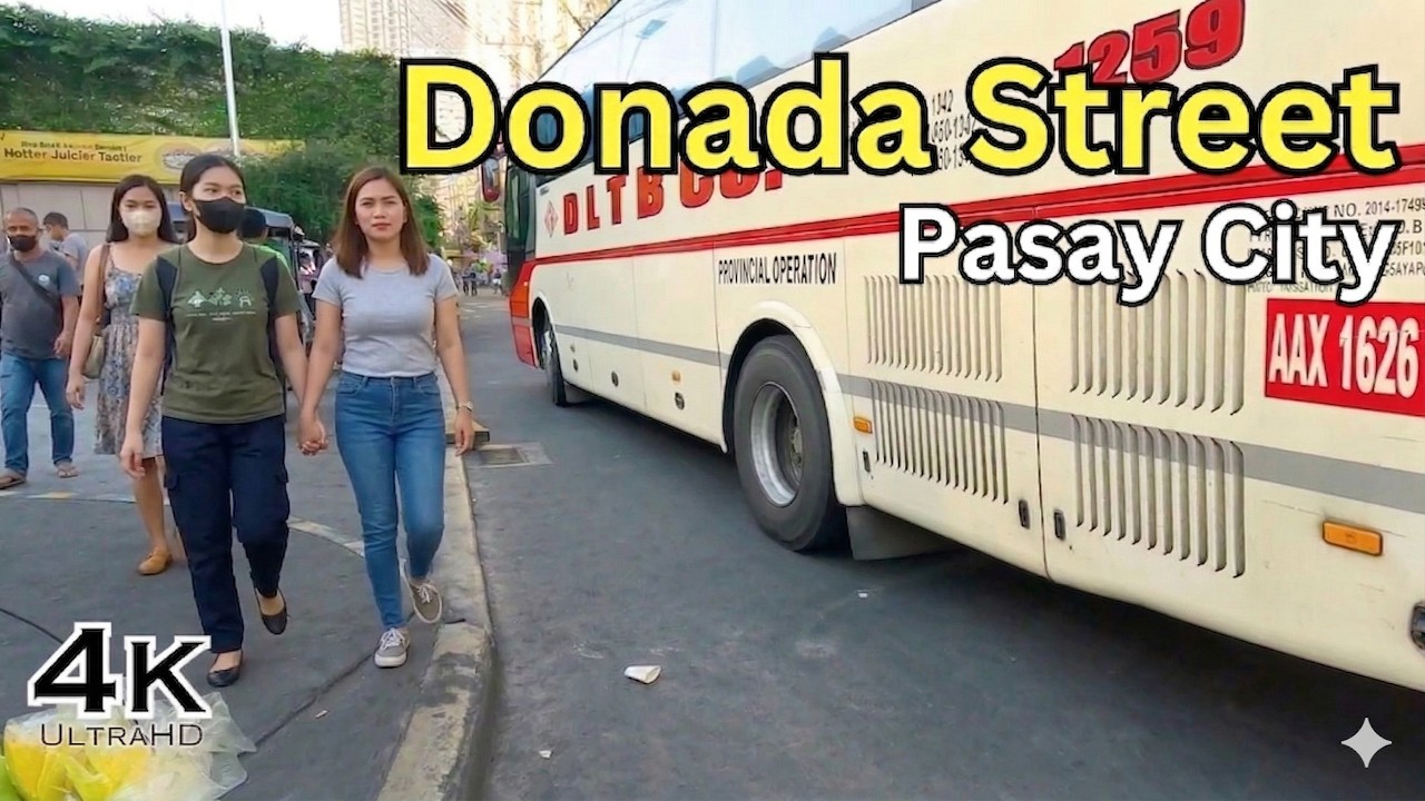 Raw Street Walk Along Donada Street in Pasay | Pasay streets Walk Tour ...