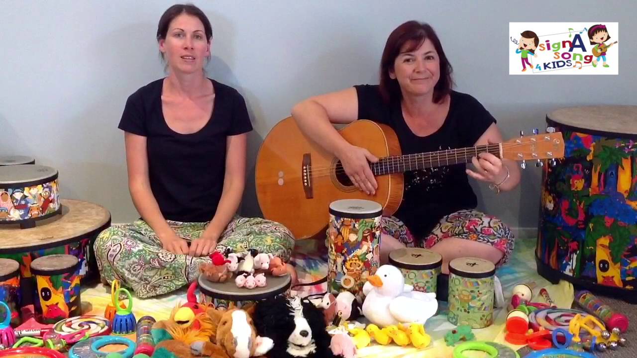 Auslan Key Word Signs - Galump Went the Little Green Frog - YouTube