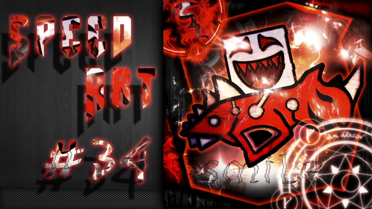 Geometry Dash Icon // SpeedArt #34 ~ Smile - YouTube