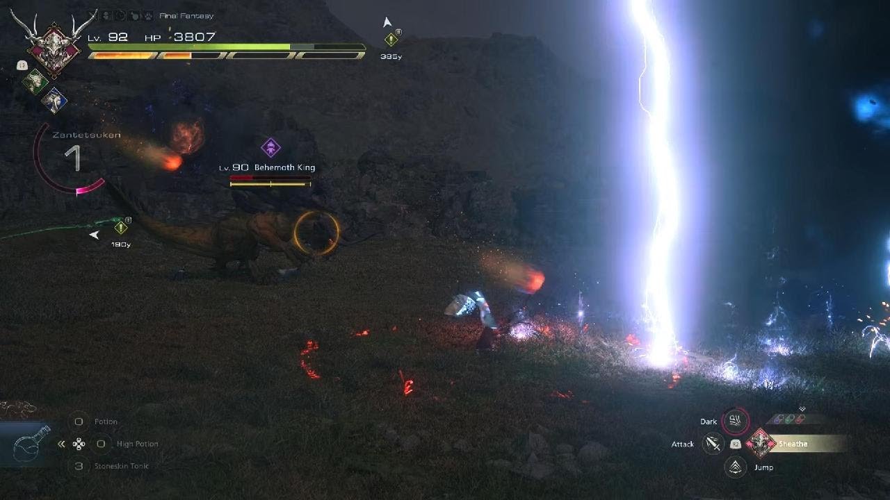 FINAL FANTASY XVI Behemoth King NG+ Crazy Endgame Build - YouTube