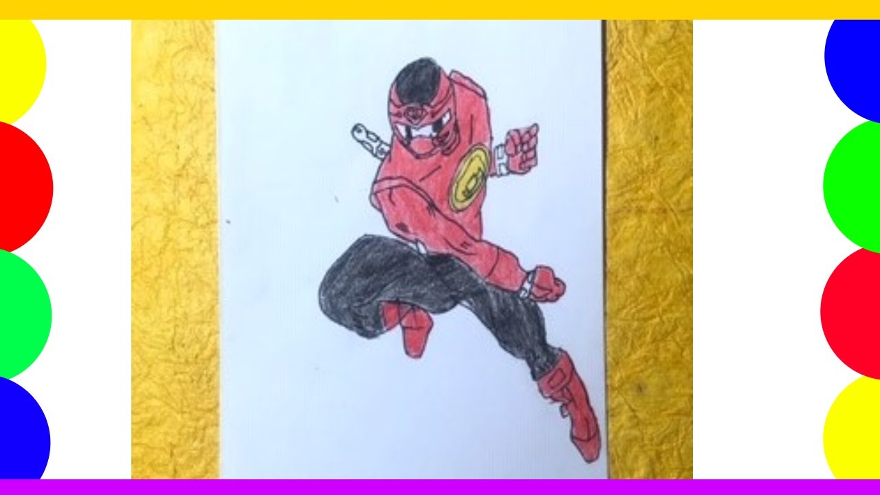how to draw power rangers spd | power rangers drawing images - YouTube