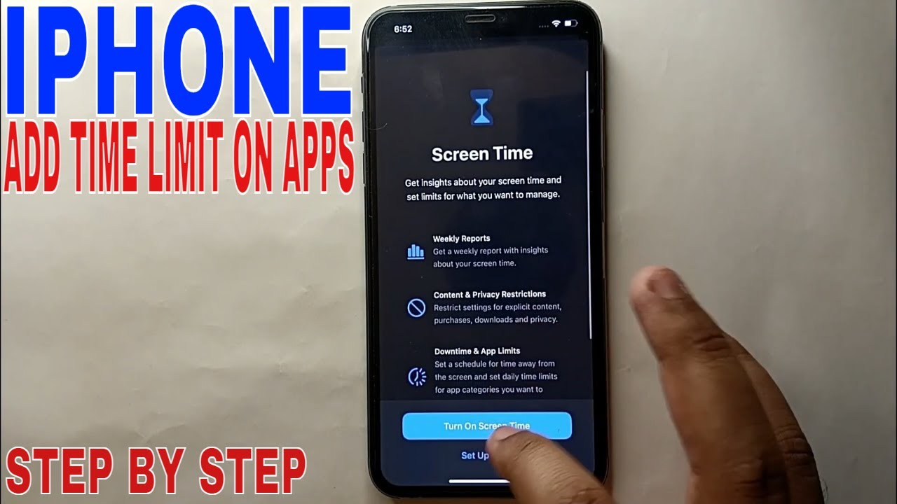 How To Add Time Limit On Apps On Iphone 🔴 - YouTube