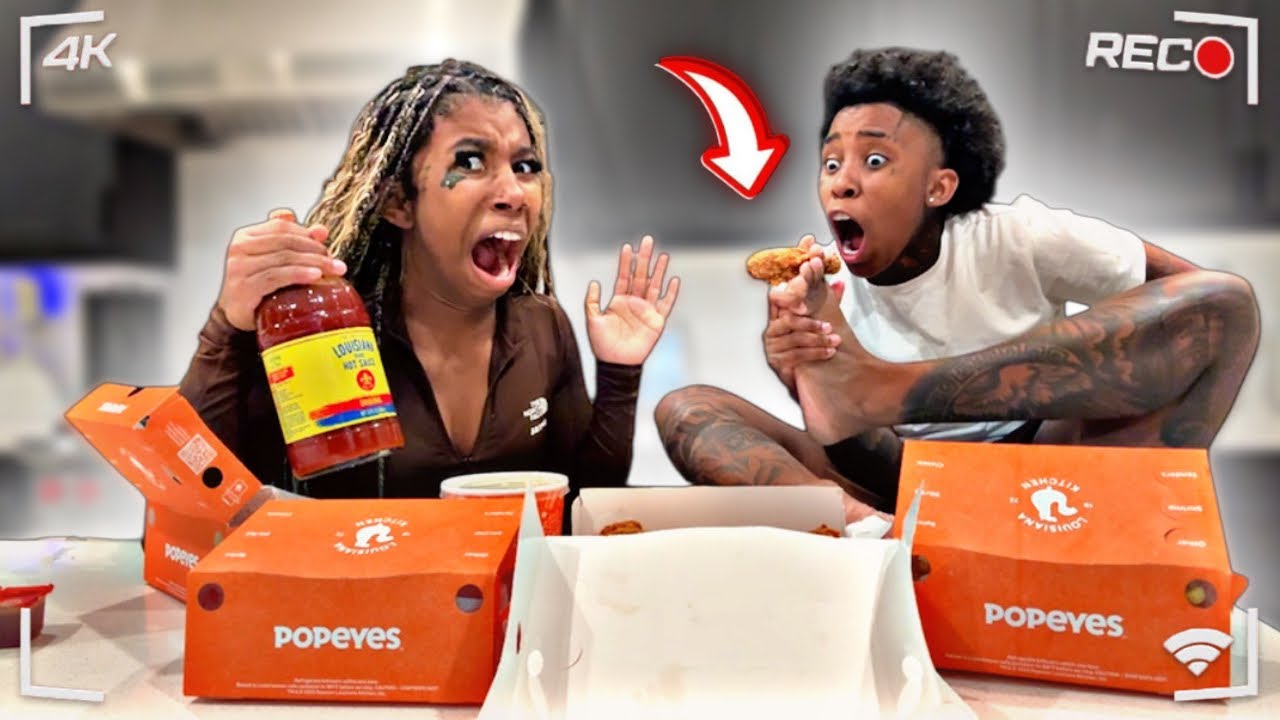EATING WITH FEET 🦶 PRANK ON GIRLFRIEND 😱 * HILARIOUS * - YouTube