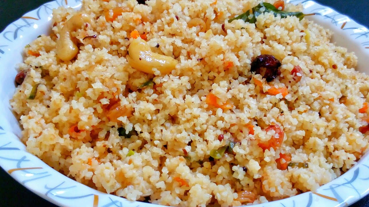 Upumavu recipe / Gothambu rava upumavu / Wheat upumavu - YouTube