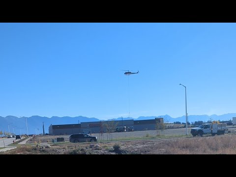 Costco Kalispell Montana helicopter heavy lifting Glacier Automotive ...