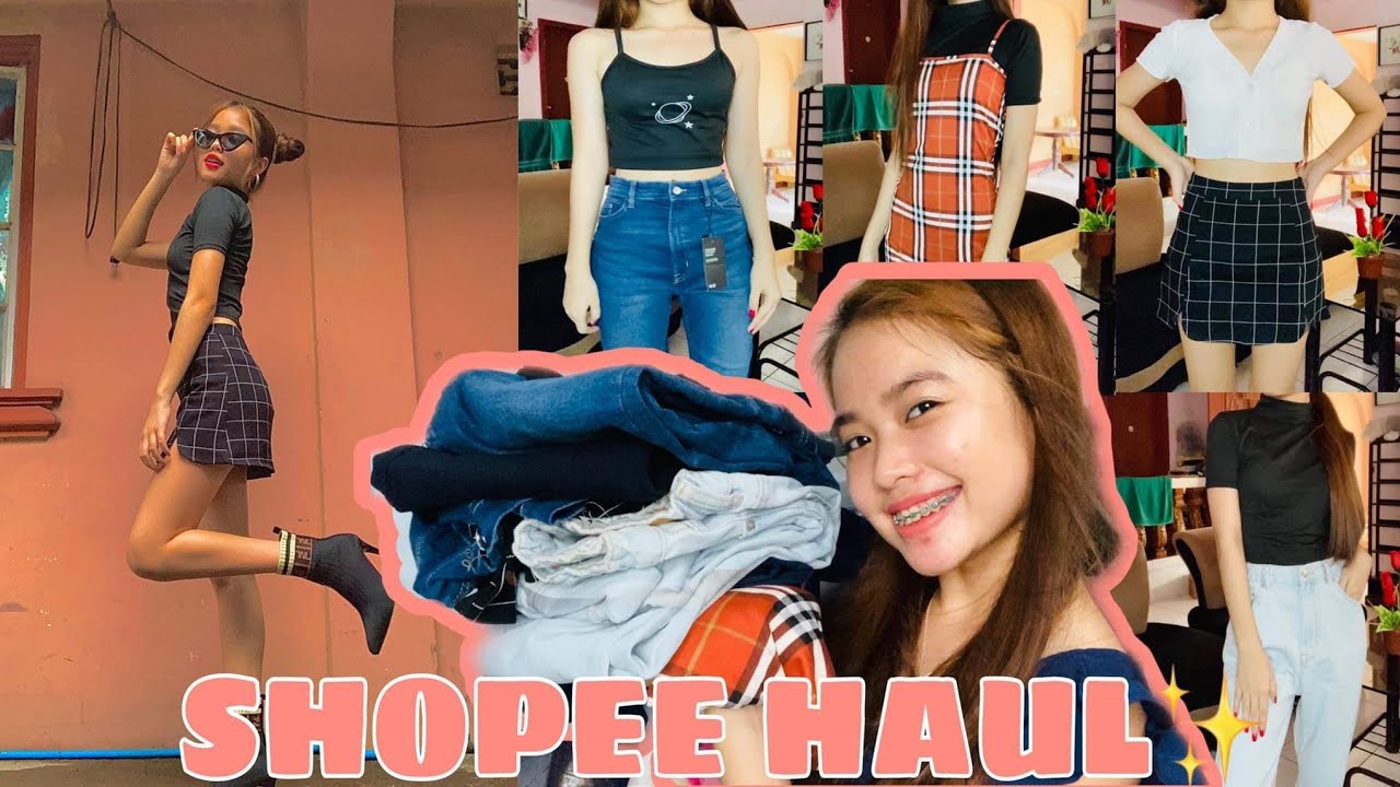 SHOPEE TRY ON HAUL - YouTube