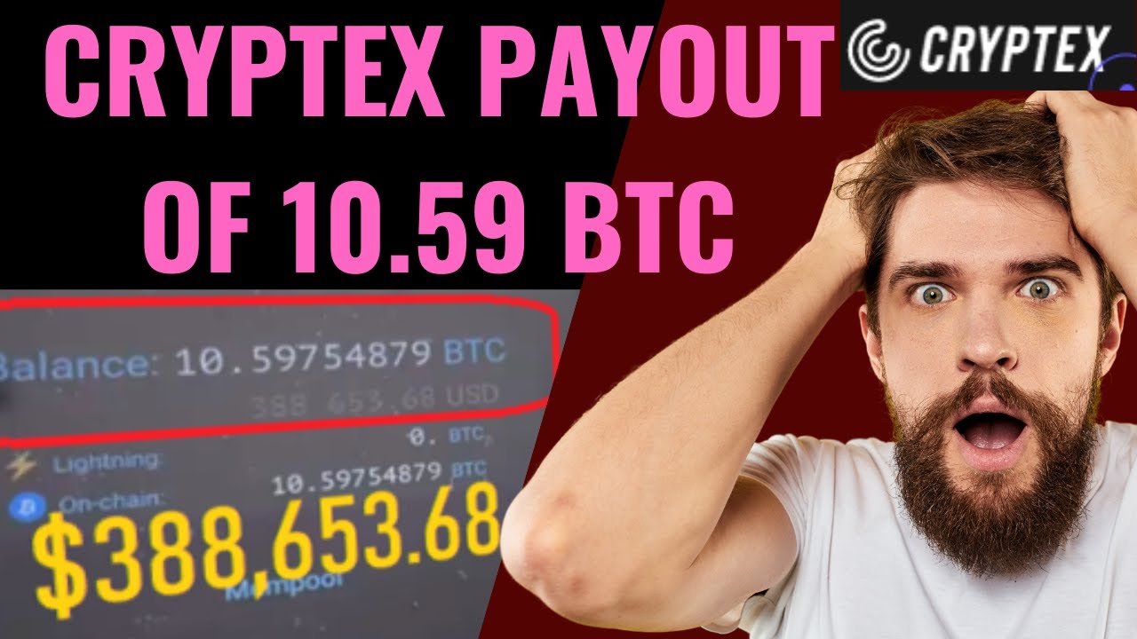 Cryptex Defi Staking Review: $388K or 10.59 BTC Cryptex Payout! - YouTube