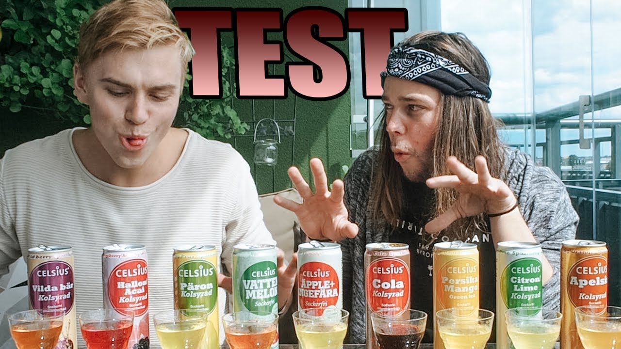 TESTAR ALLA CELSIUS SMAKER - YouTube