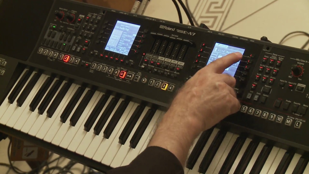 Roland E-A7 User Program Setup With Tony Maraashly - YouTube
