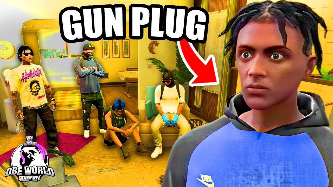 I became the GUN PLUG in DBE WORLD RP! - YouTube