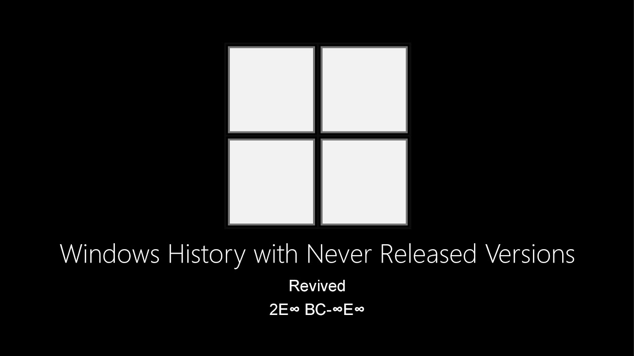 Windows History with Never Released Versions (Vega Update, Revived ...