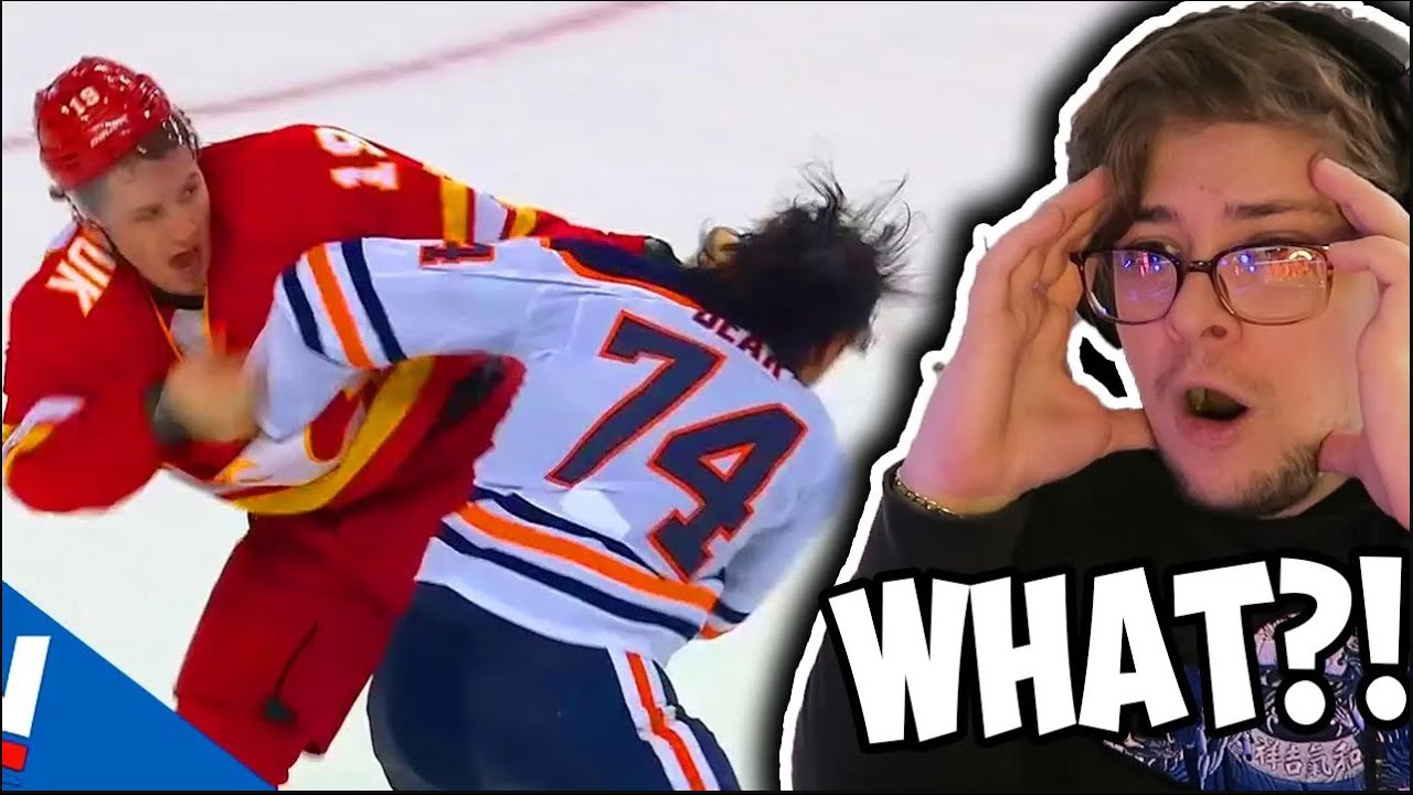 *NON SPORTS FAN REACTS TO* NHL WORST Fights (best moments compilation ...