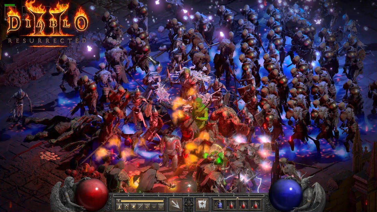 Diablo 2 Resurrected Summoner Necromancer Chaos Sanctuary Boss Fight ...