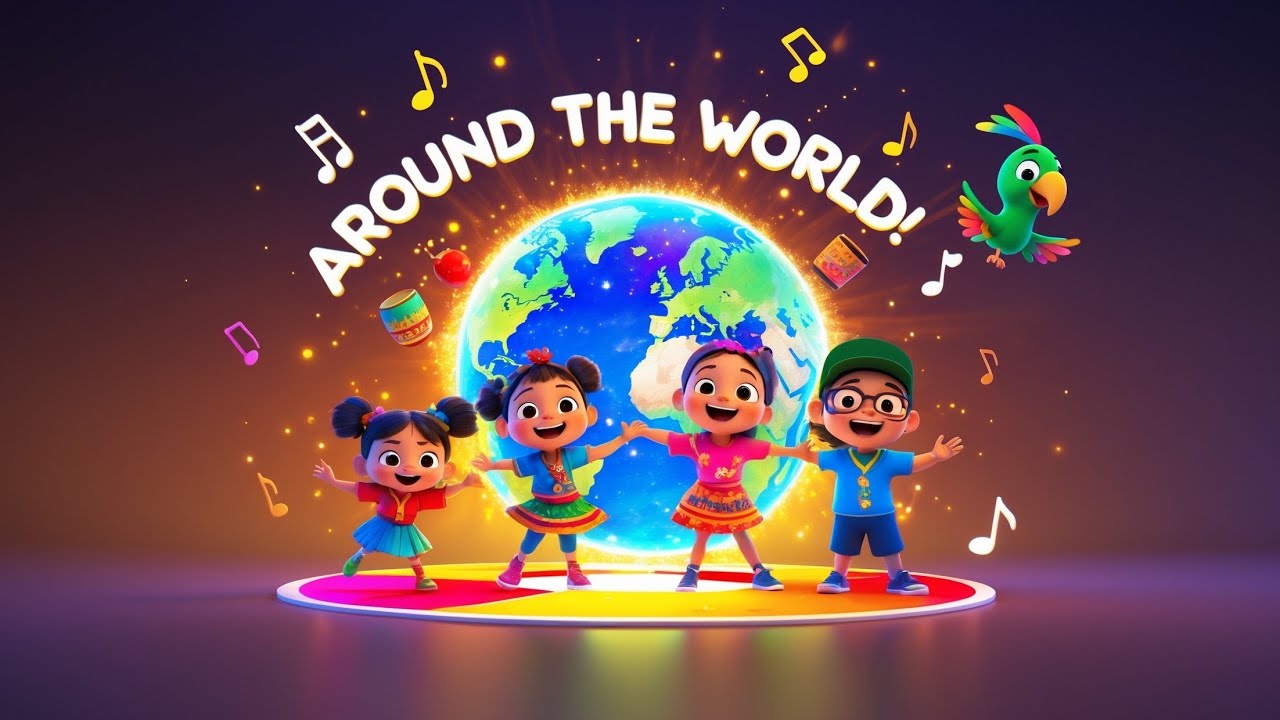 " Around the World Song for Kids | Learn Cultures, Sing & Dance ...