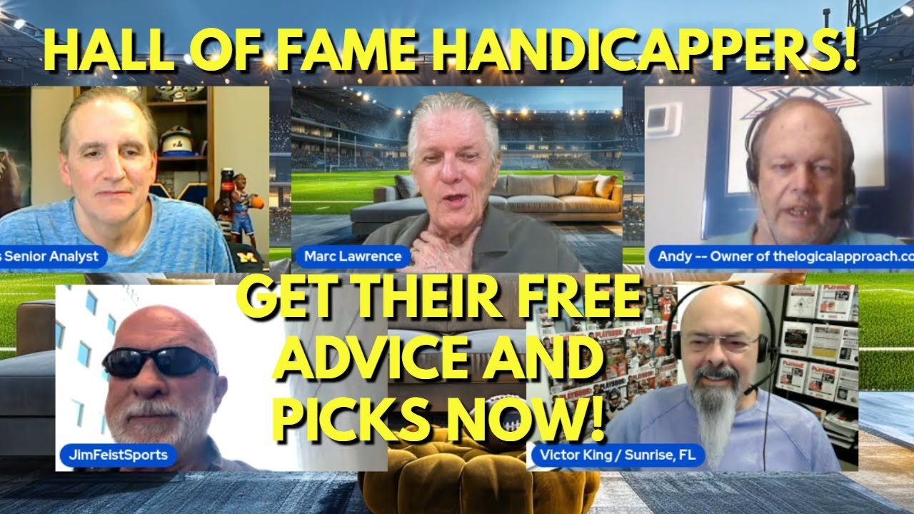 Hall of Fame handicappers make their CFB/NFL Picks! - YouTube