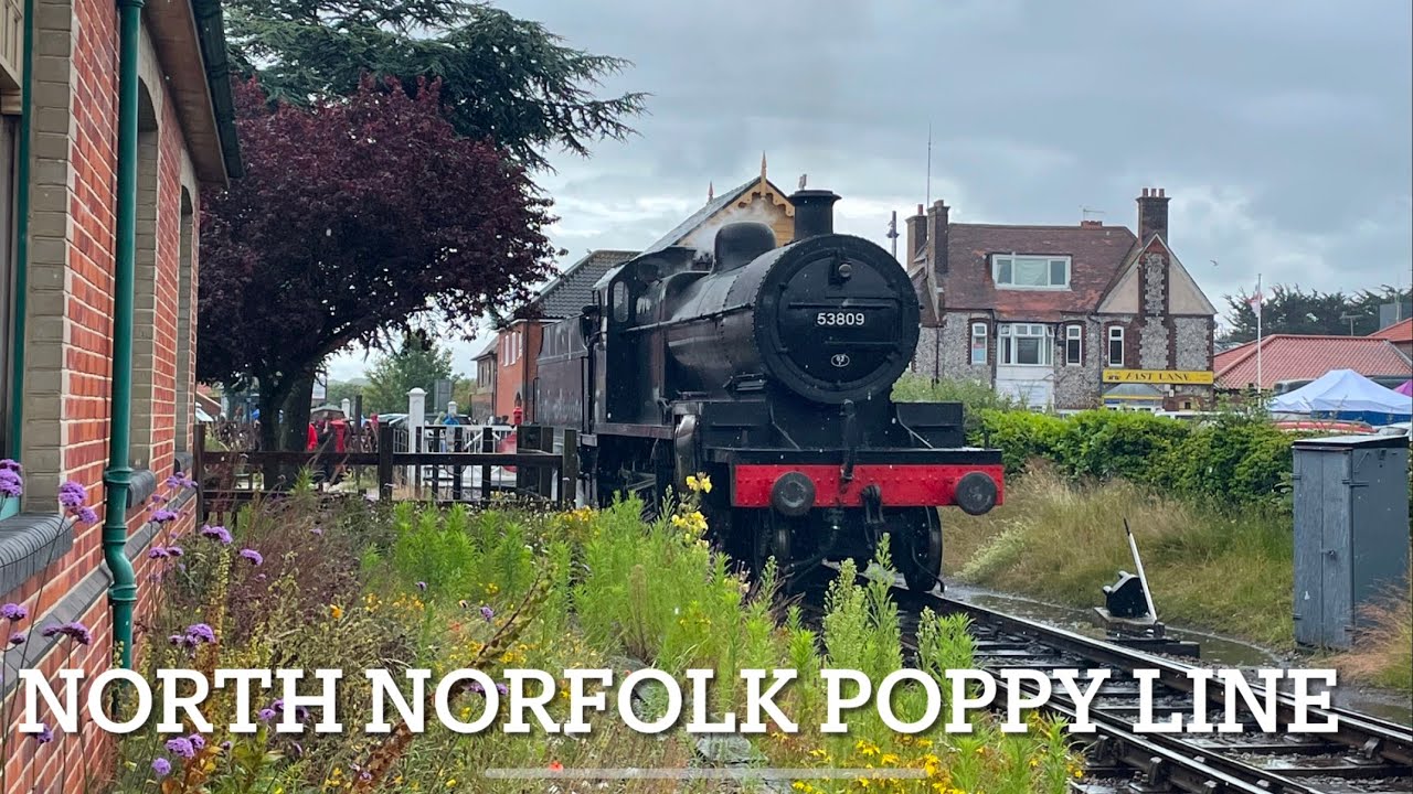 North Norfolk Poppy line. War department steam engine - YouTube