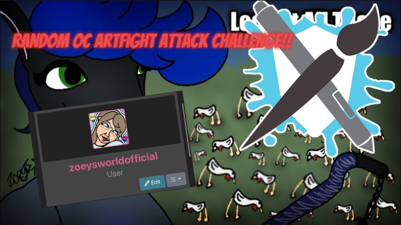 ArtFight Art Challenge - YouTube