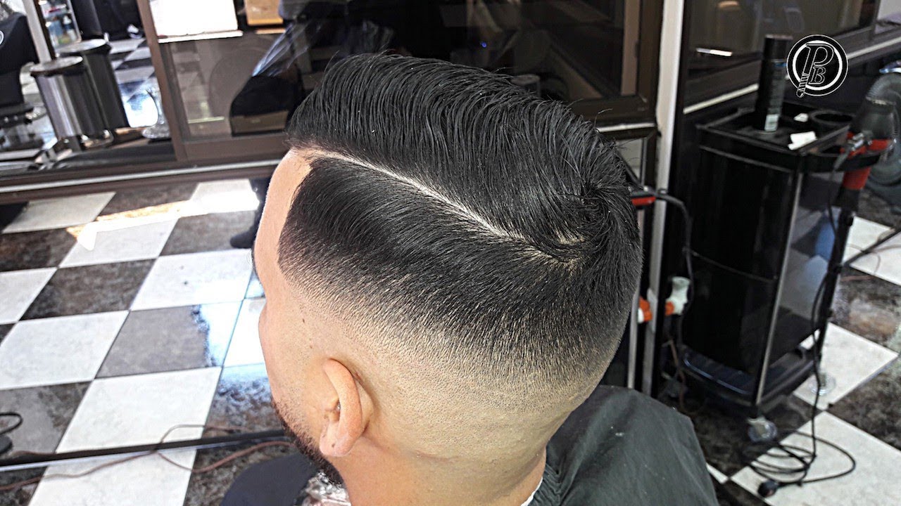 TUTORIAL SKIN FADE / DESVANECIDO CON LÍNEA / RAYA PASO A PASO de HENRY ...