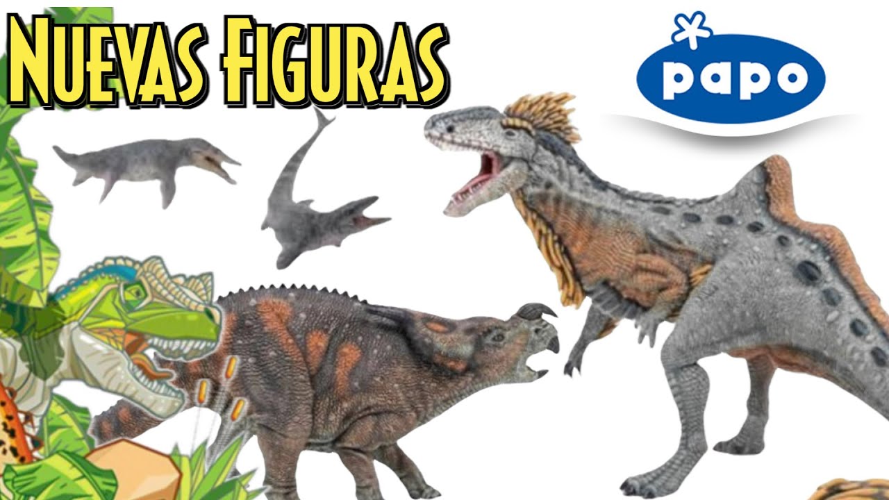 Nuevas Figuras de DINOSAURIOS y Criaturas PREHISTÓRICAS PAPO 2023 - YouTube
