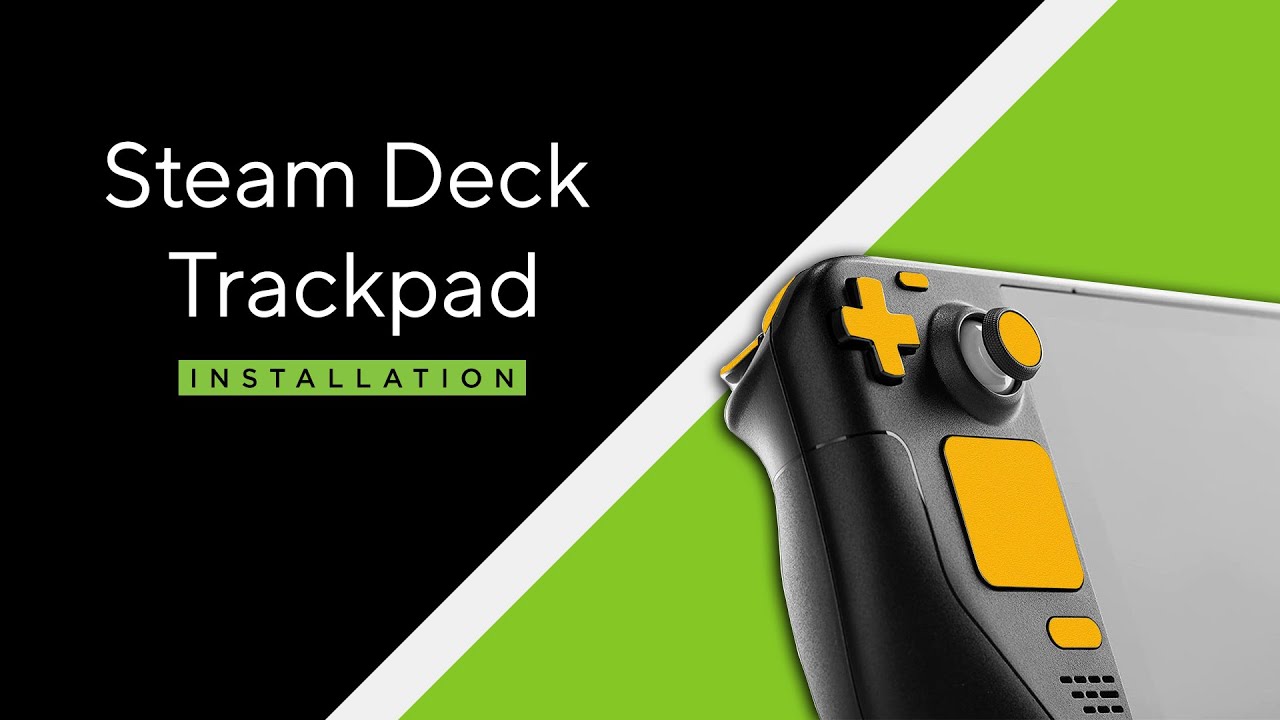 How to Apply a Slickwraps Steam Deck Trackpad Skin - YouTube