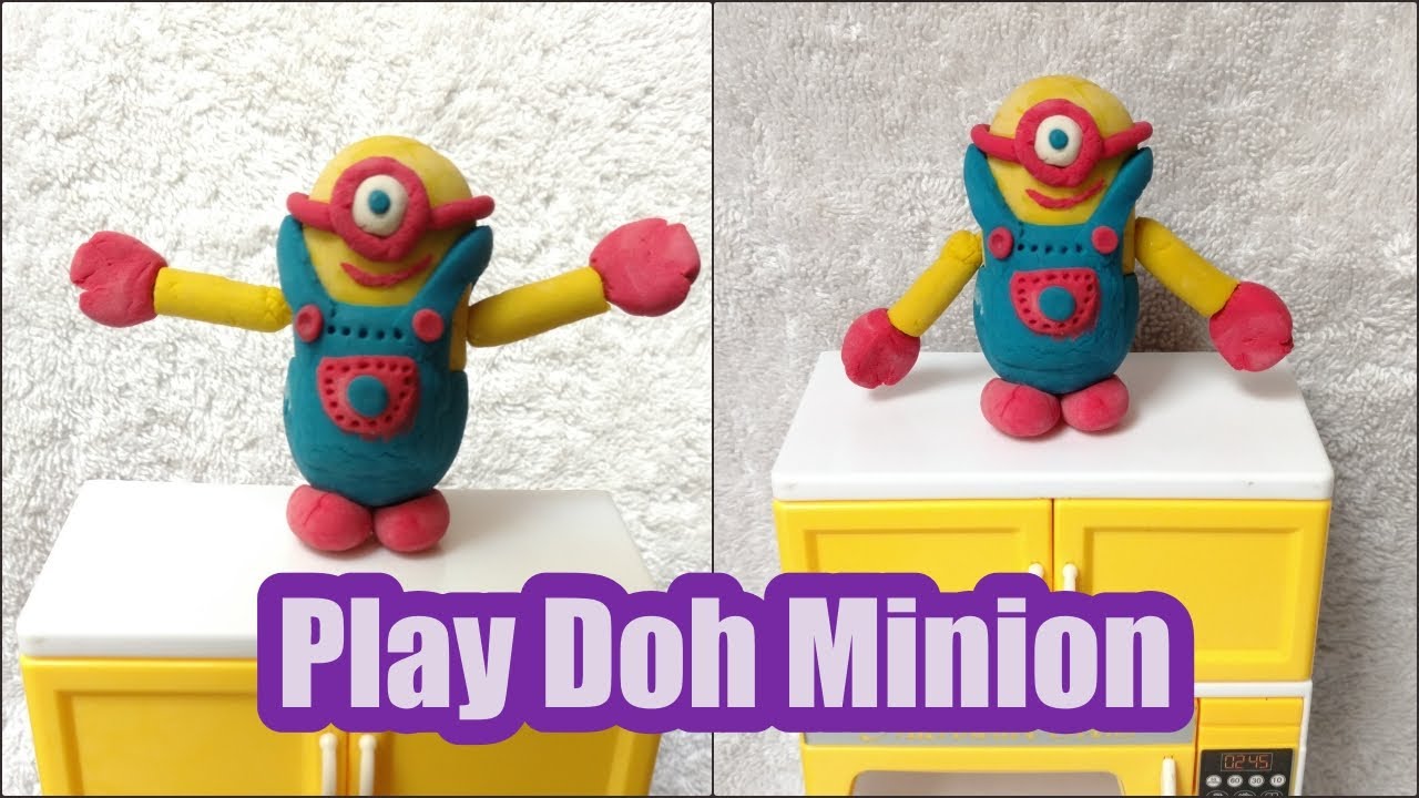 DIY Minion | DIY Play Doh Minion | How to make Minion | Minion Clay Toy ...