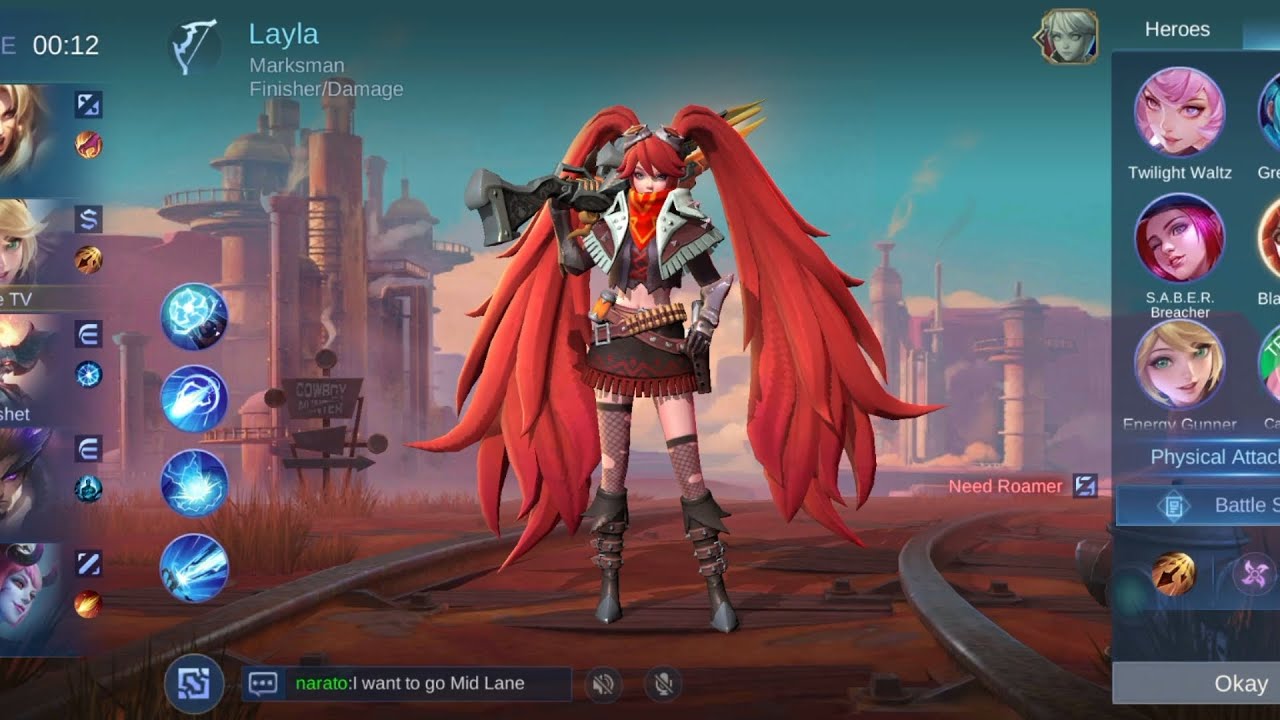 Layla "Blazing Gun" Gameplay | Mobile Legends Bang Bang - YouTube