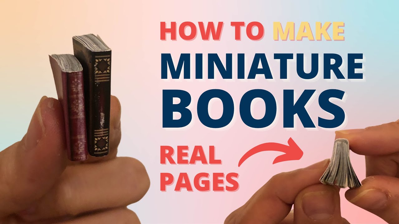 How To Make Miniature Books With Pages DIY Step By Step Tutorial how-to-make-miniature-books-with-pages-diy-step-by-step-tutorial