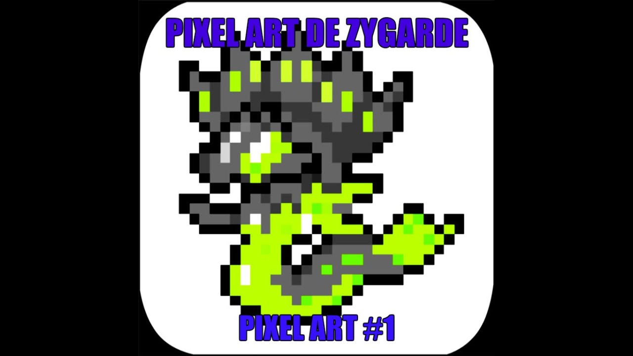 Pixel art de zygarde. - YouTube