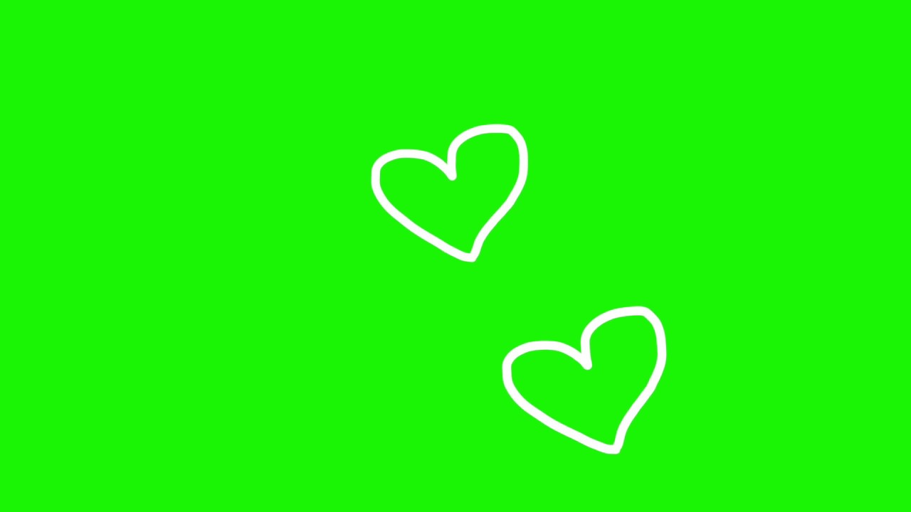Animated Heart Accents Green Screen - Gabrielle Marie - YouTube