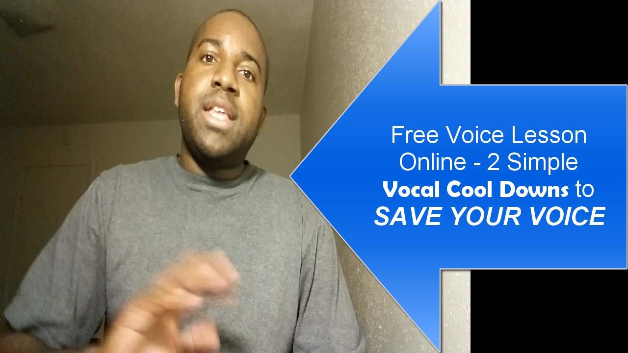Free Voice Lesson Online - 2 Simple Vocal Cool Down Exercises to SAVE ...