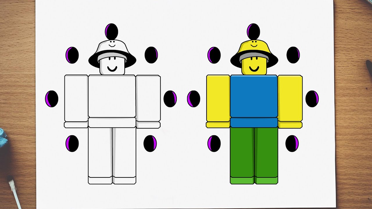 Roblox drawing people avatars #112 - YouTube