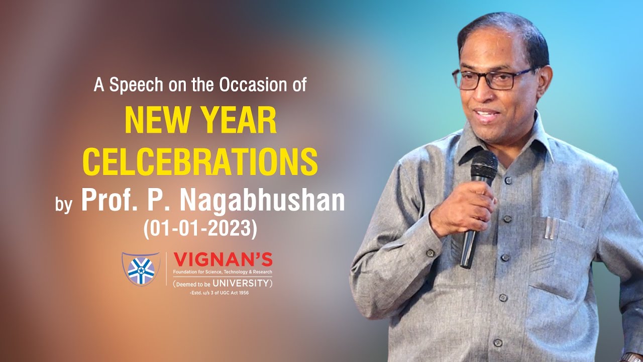 Reflections Should Never End | New Year 2023 Message at Vignan’s ...