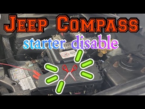 2014 Jeep Compass Starter disable wire location under the hood and run ...