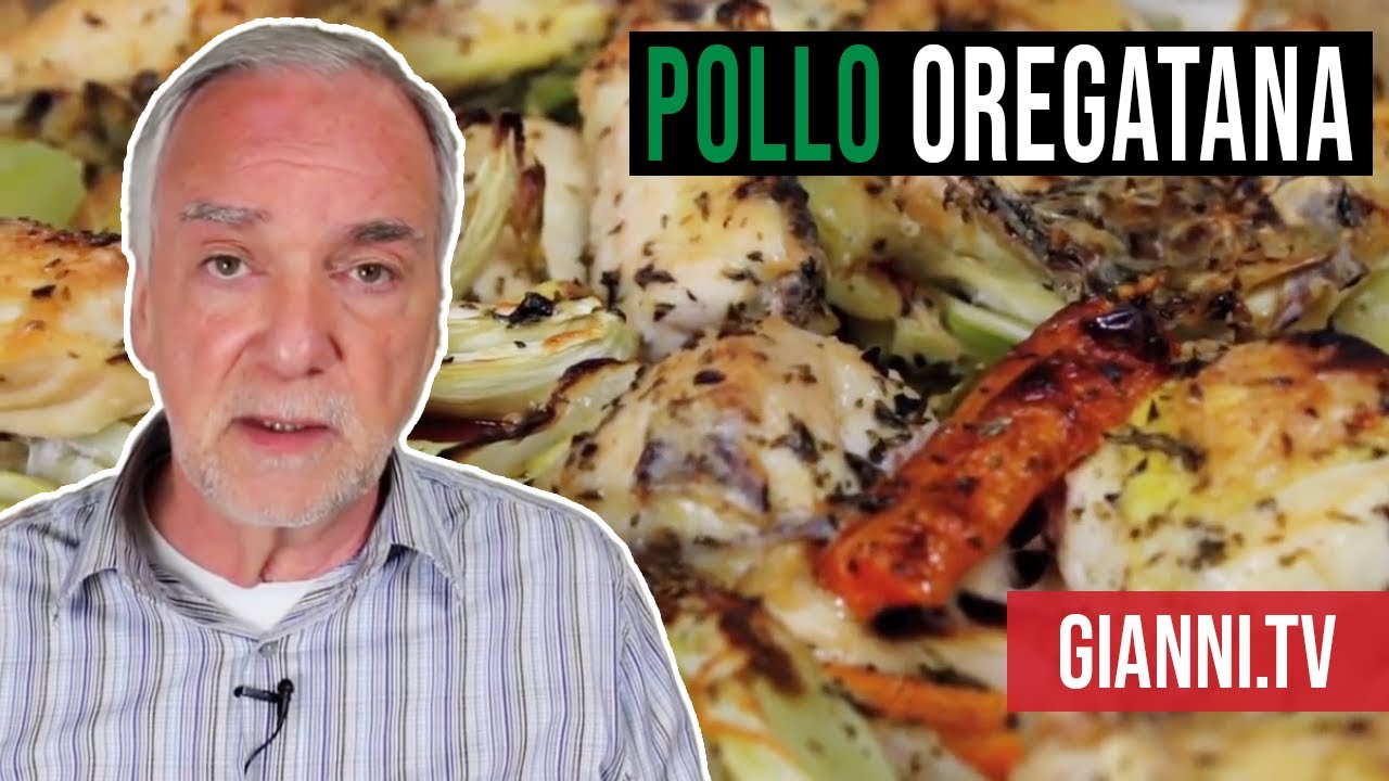Pollo Oreganata: Chicken and Vegetables Roasted with Oregano, Italian ...