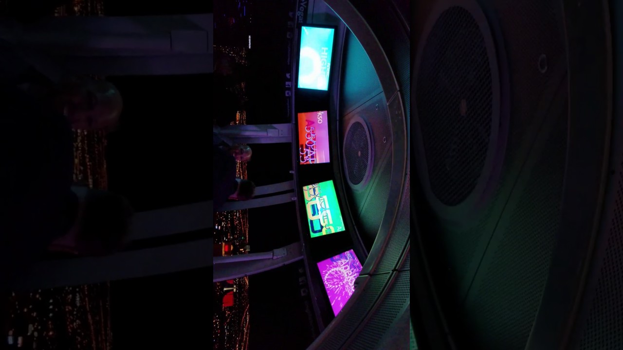 las Vegas On top of the High Roller open bar - YouTube